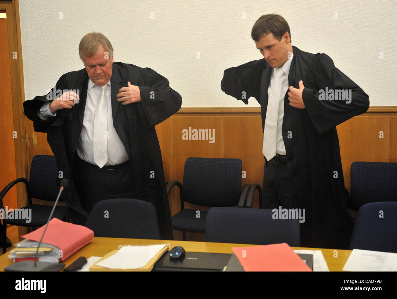 The lawyers of alleged murderer of three children, Martin N., Christian ...