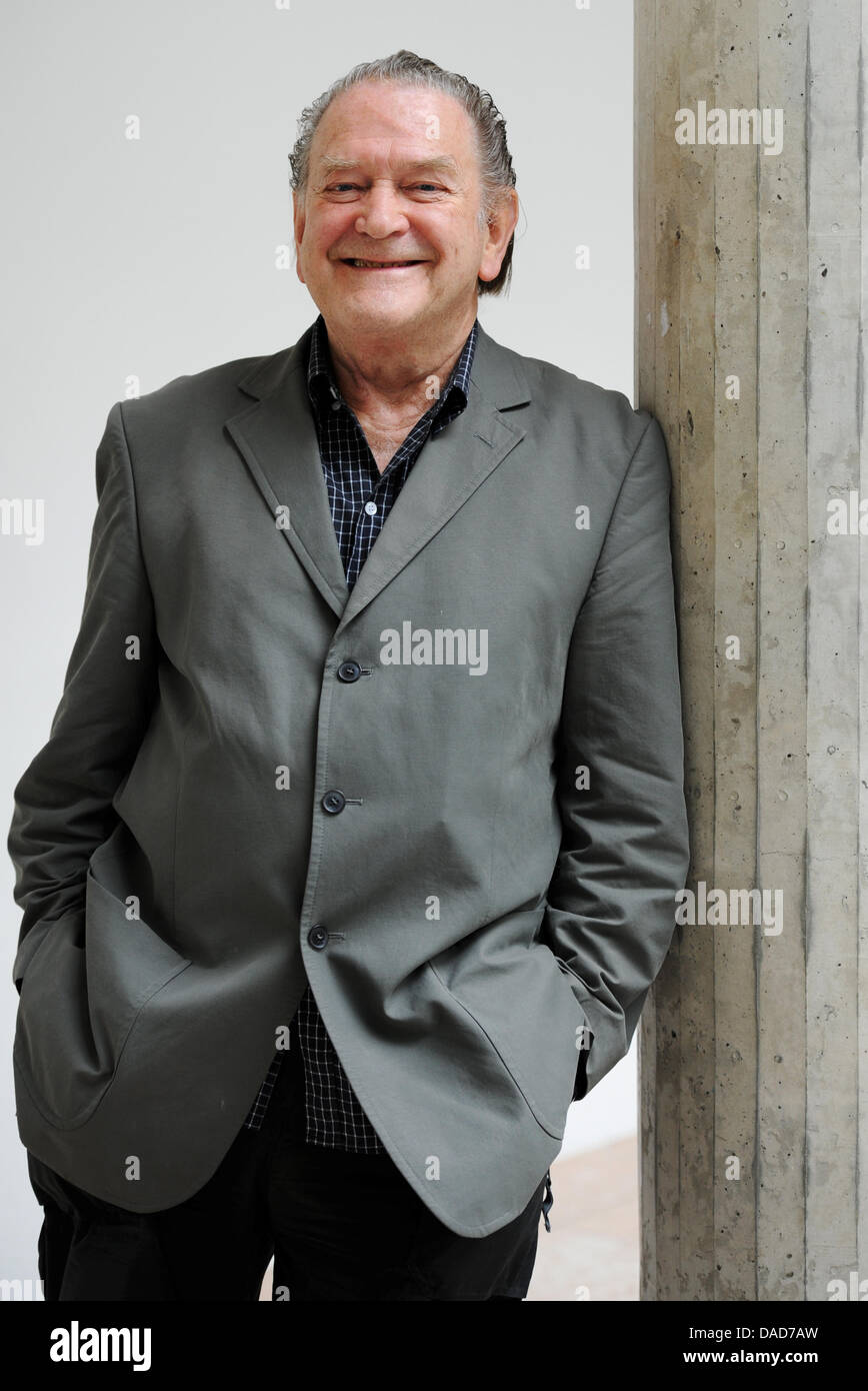 Icelandic artist Erró stands is pictured at the Schirn Kunsthalle ...