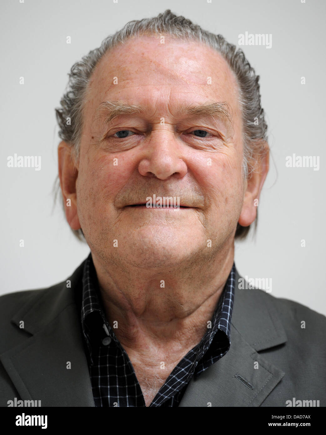 Icelandic artist Erró stands is pictured at the Schirn Kunsthalle ...