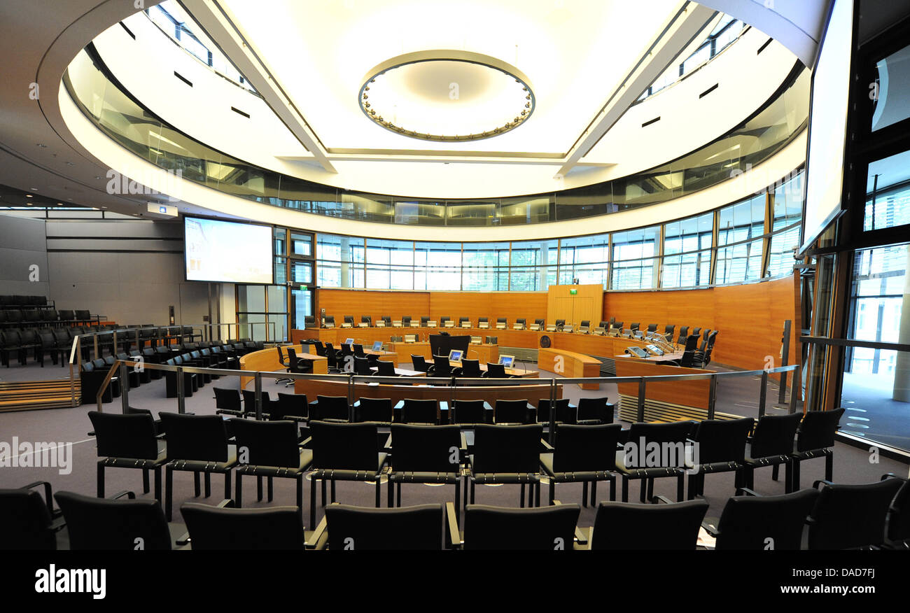 The main court room of the International Tribunal for the Law of the ...