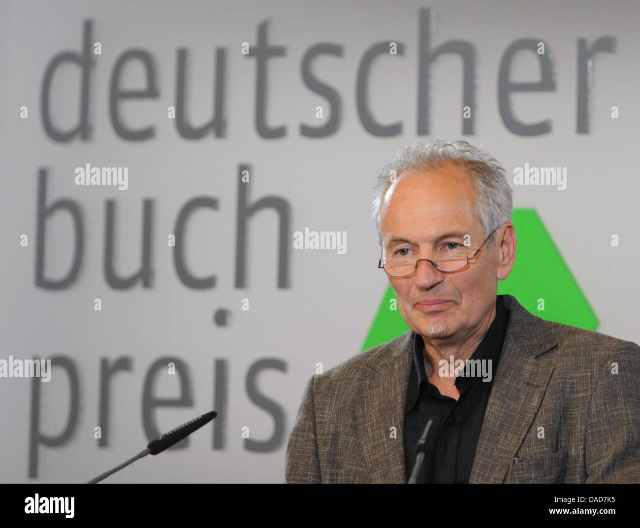 The writer Eugen Ruge is seen after winning the German Book Prize 2011 ...