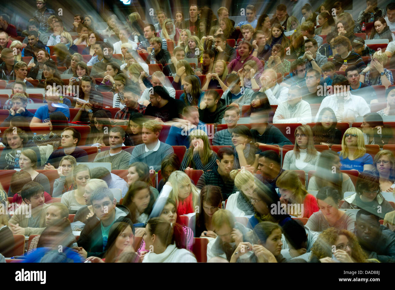 New students of Viadrina European University attend an introduction for ...