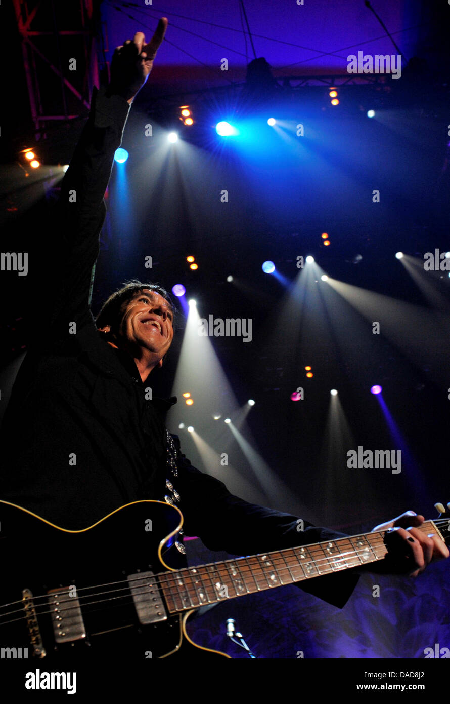 Per Gessle of the Swedish pop music duo Roxette is pictured during the ...