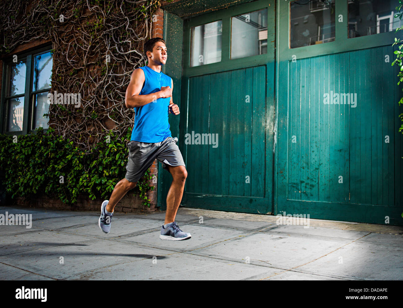 Man running on hi-res stock photography and images - Alamy