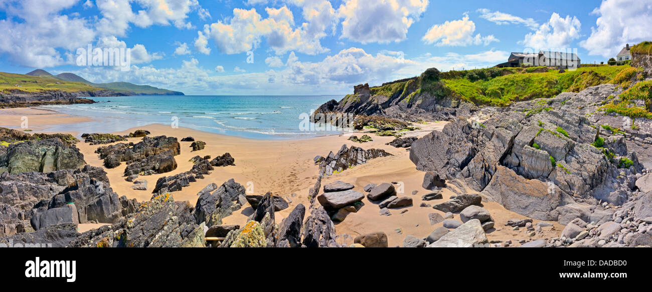 ireland landscape panorama shoot in summer time Stock Photo - Alamy