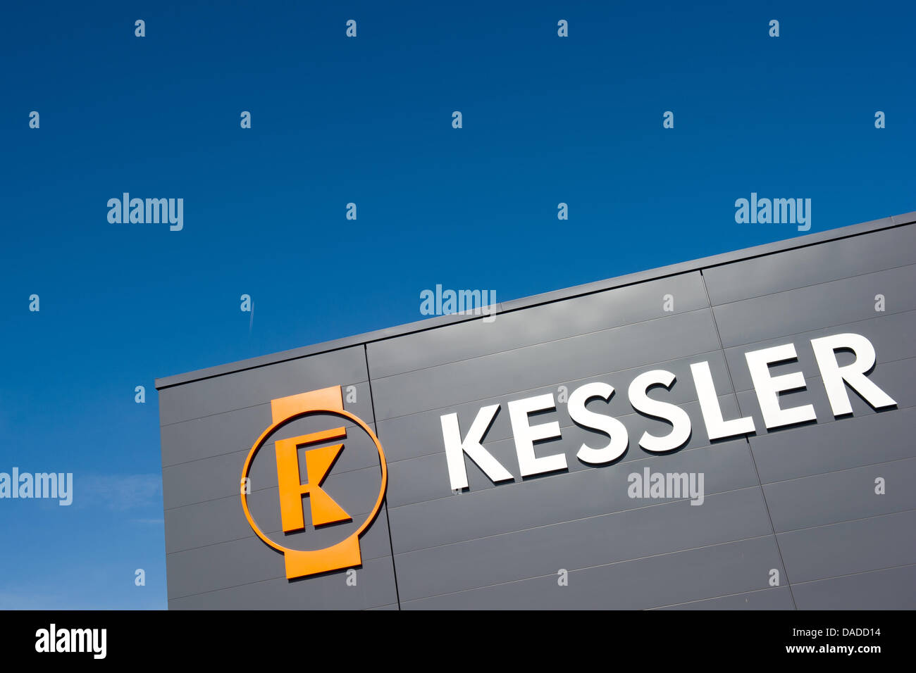 The logo of the machine components manufacturer Franz Kessler is seen ...