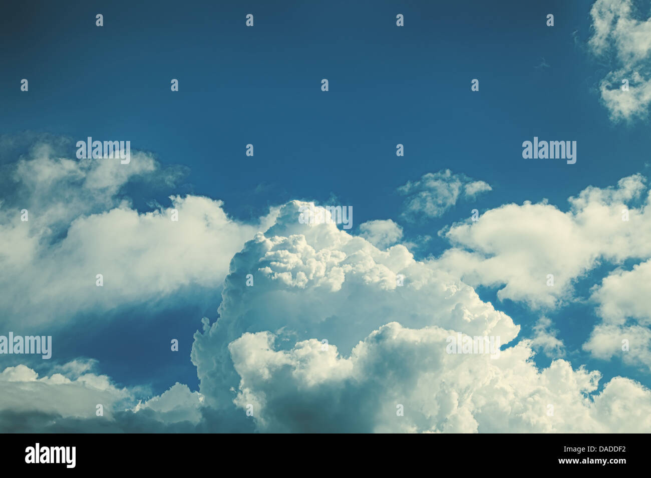 Blue clouds sky hdr weather hi-res stock photography and images - Alamy