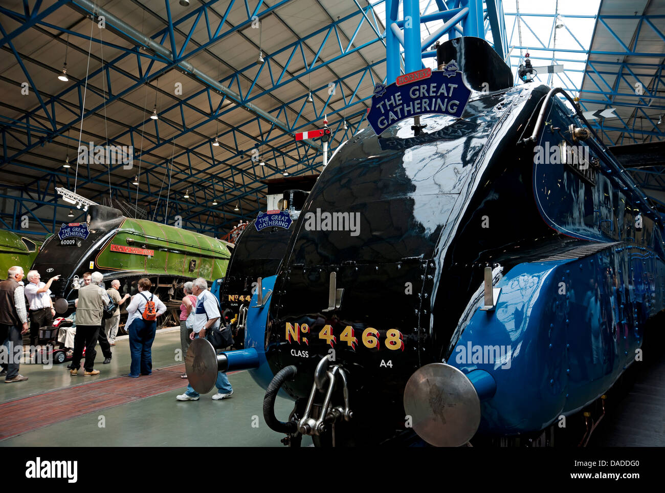 The Great Gathering - six A4 Class locomotives trains on display ...