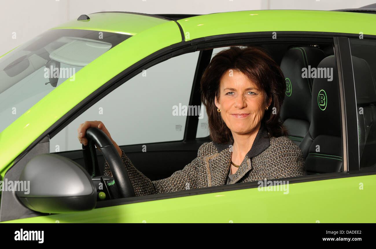 Annette Winkler, CEO of automobile maker Smart poses for a picture in ...
