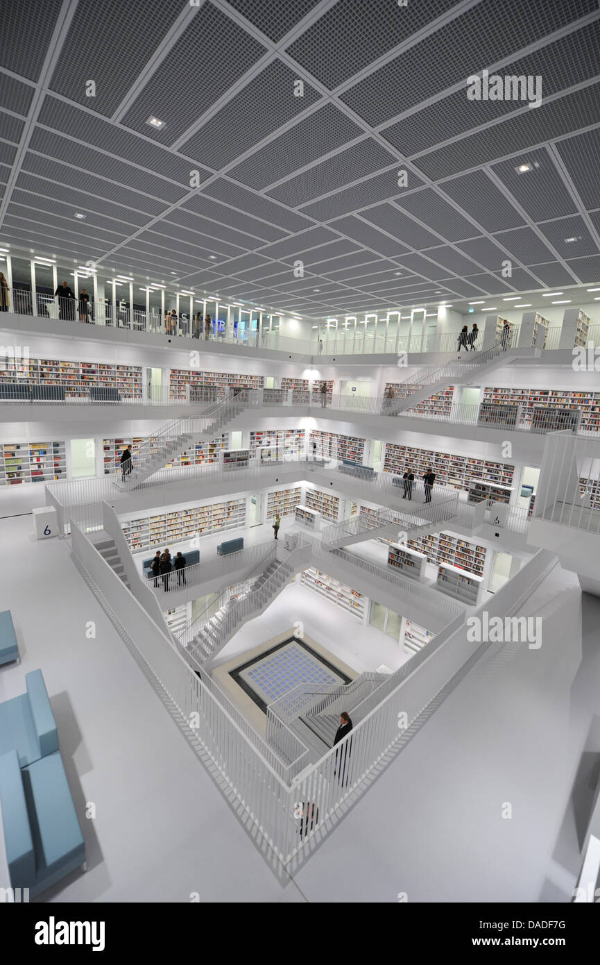 The reading room of the new municipal library is pictured on Mailaender ...