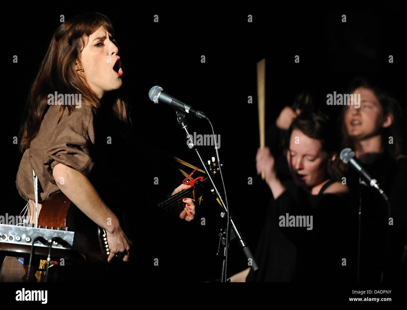 Canadian singer Leslie Feist performs her only concert in Germany at ...