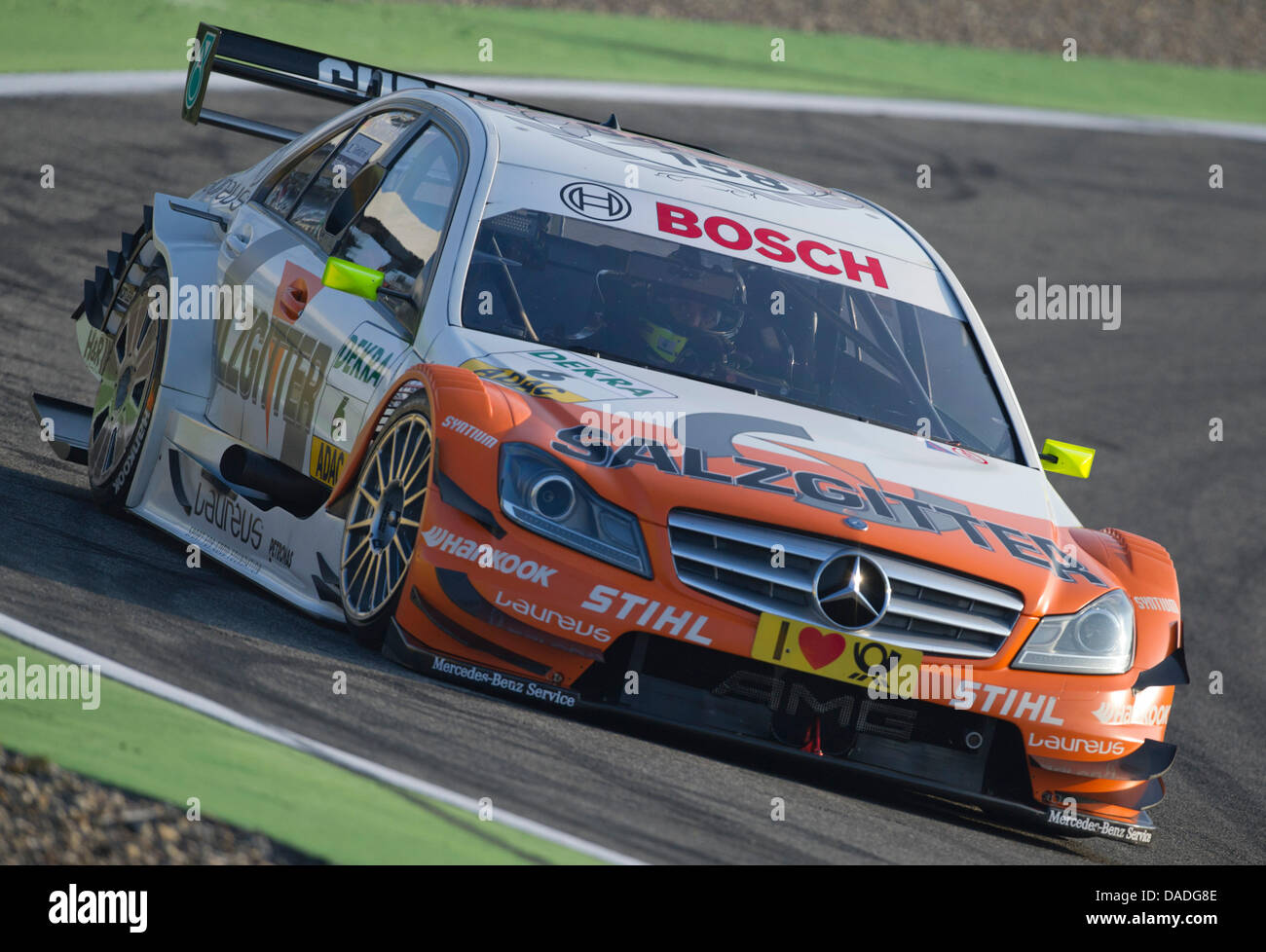 The German racing driver Ralf Schumacher in action during the German ...