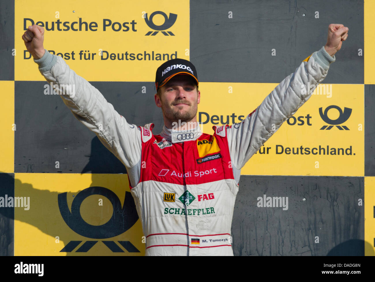 The German racing driver Martin Tomczyk of Audi Sport Team Phoenix ...