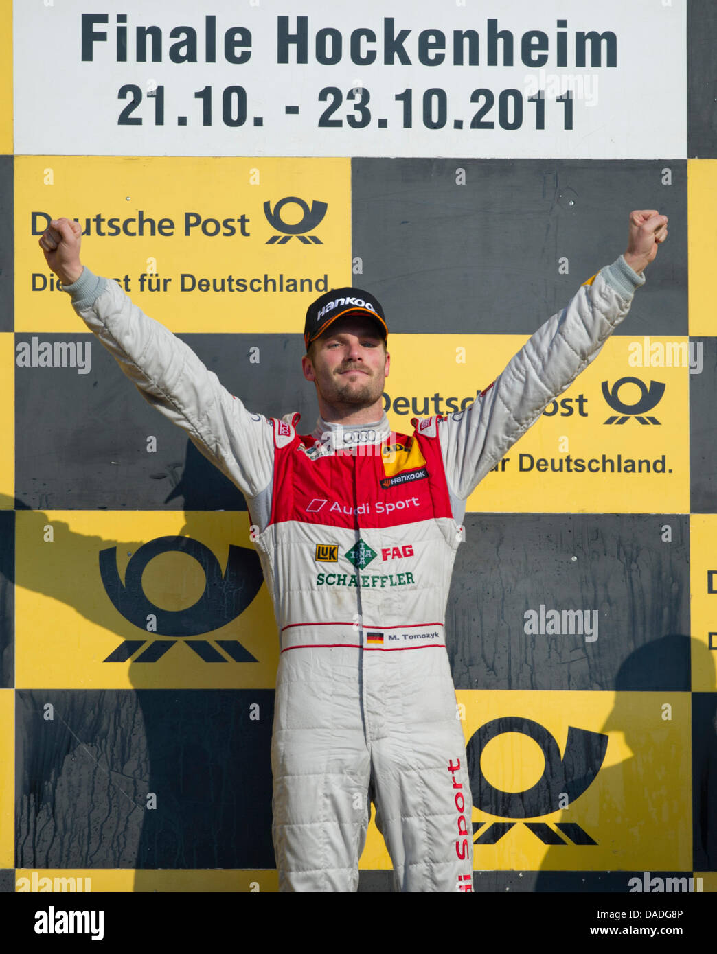 The German racing driver Martin Tomczyk of Audi Sport Team Phoenix ...