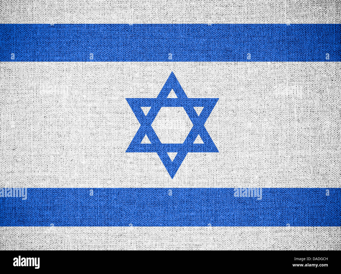 flag of Israel or Israeli banner on canvas background Stock Photo - Alamy