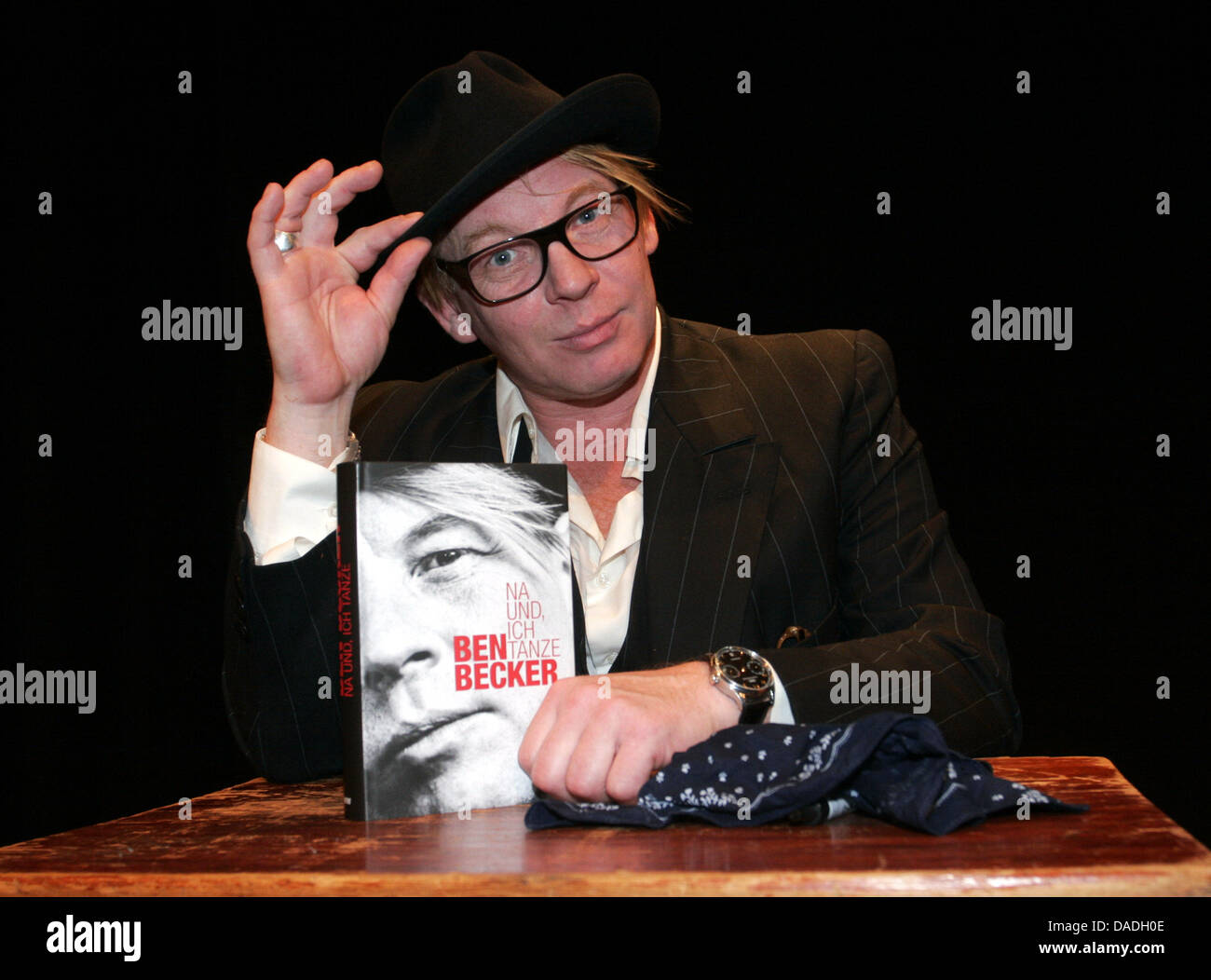 Actor Ben Becker presents his book 'Na und, ich tanze' at the Berlin ...