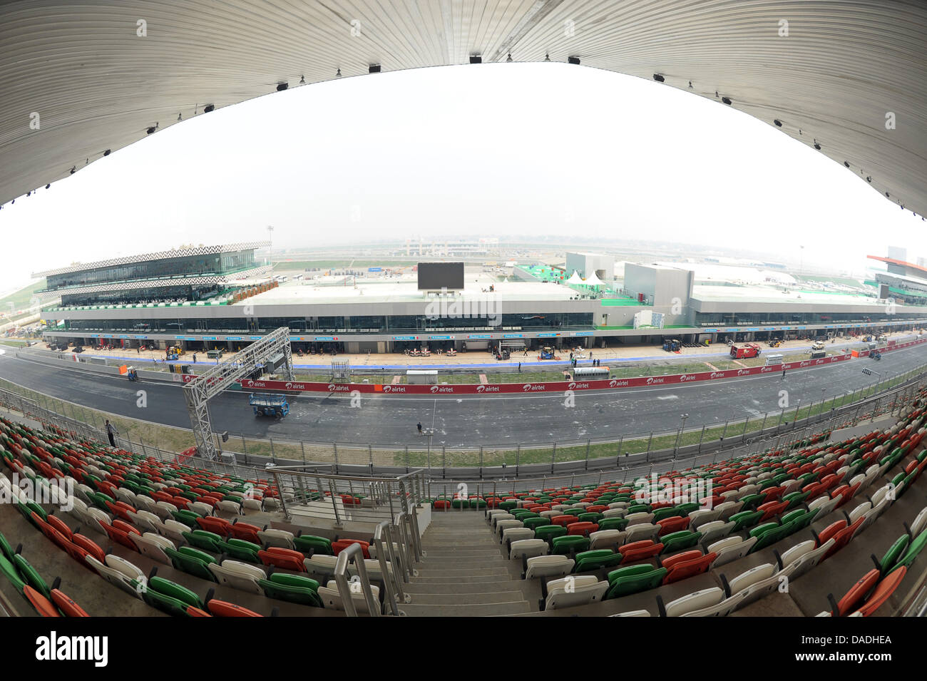 View on main grandstand hi-res stock photography and images - Alamy