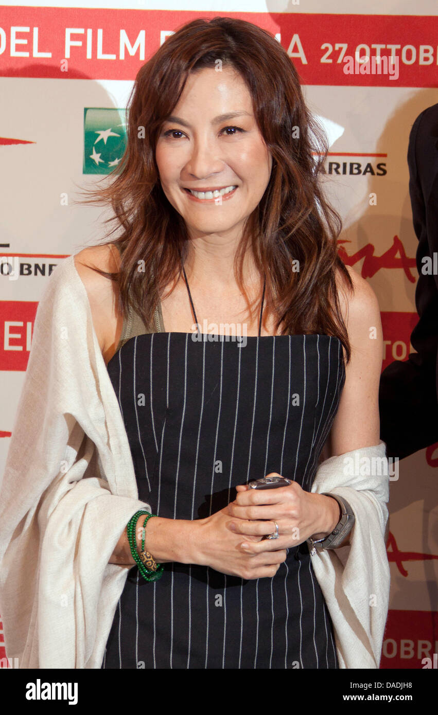 Hong Kong-based Malaysian actress Michelle Yeoh attends the photocall ...