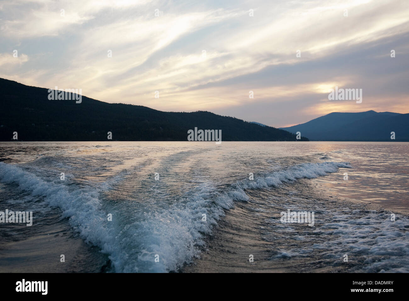 Waves, Lake Pend Oreille, Idaho, USA Stock Photo - Alamy