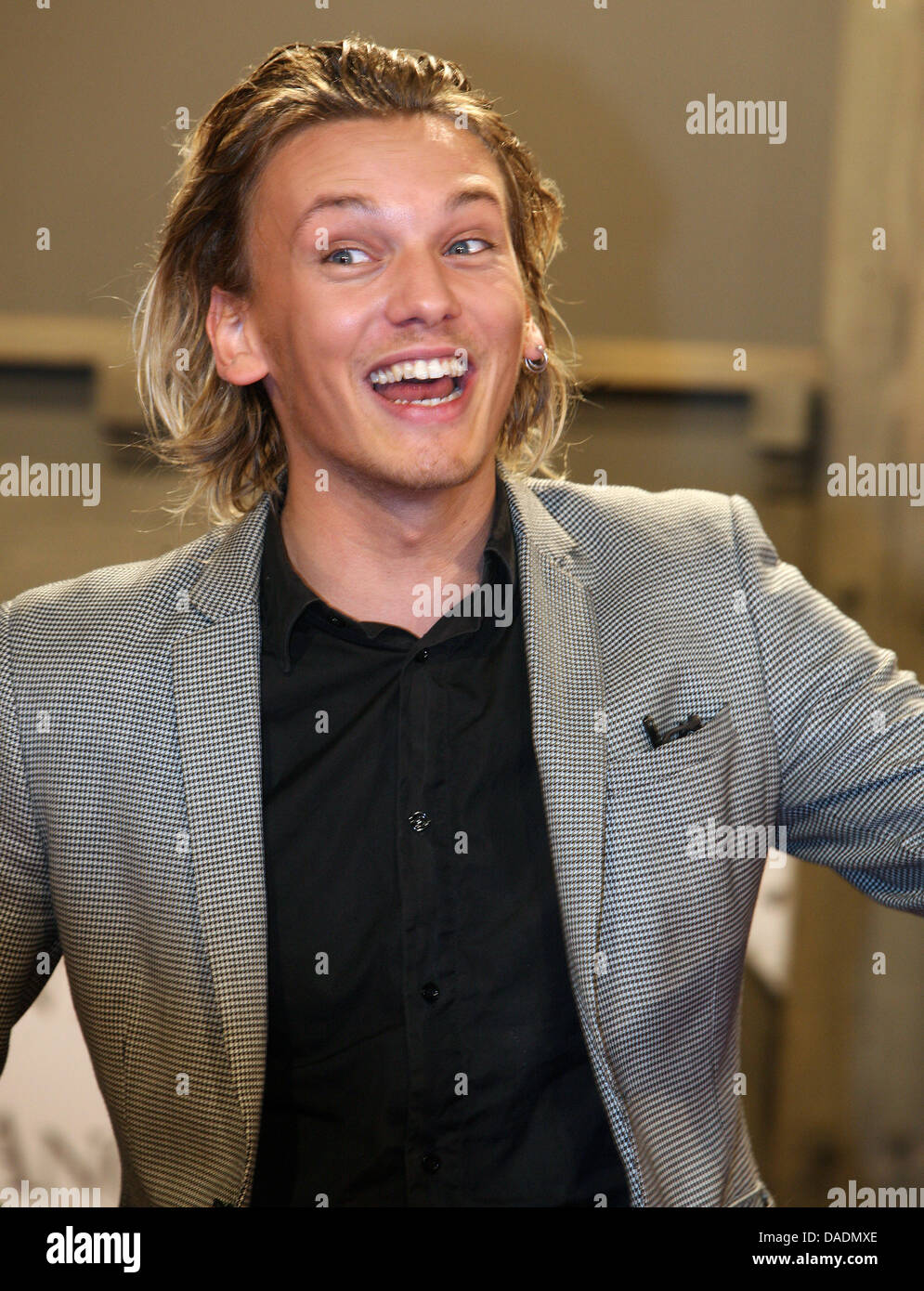 Actor Jamie Campbell Bower arrives for the Germany premiere of the film ...