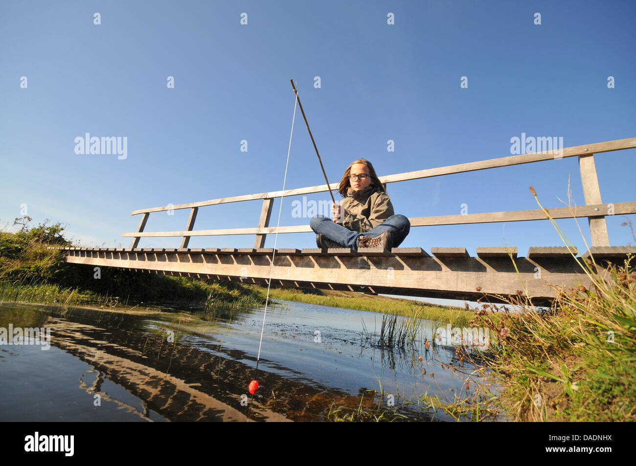 Person on bridge holland hi-res stock photography and images - Alamy