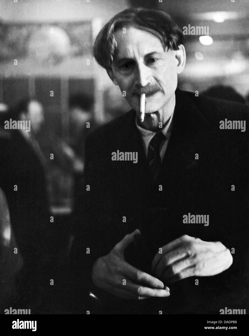 french politician and author Henri Barbusse in 1936. Portrait by ...