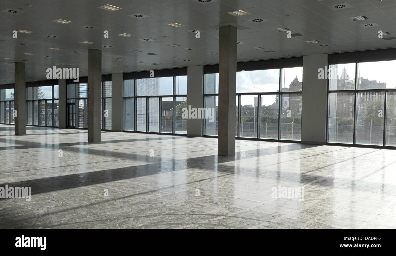 Sunshine fills the halls of the Main Press Centre in London, Great ...