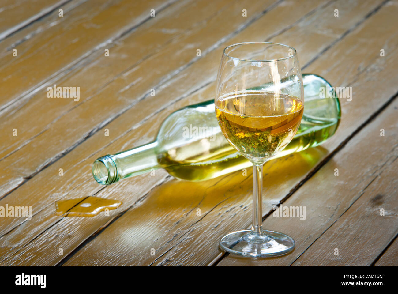 Spilt wine bottle hi-res stock photography and images - Alamy