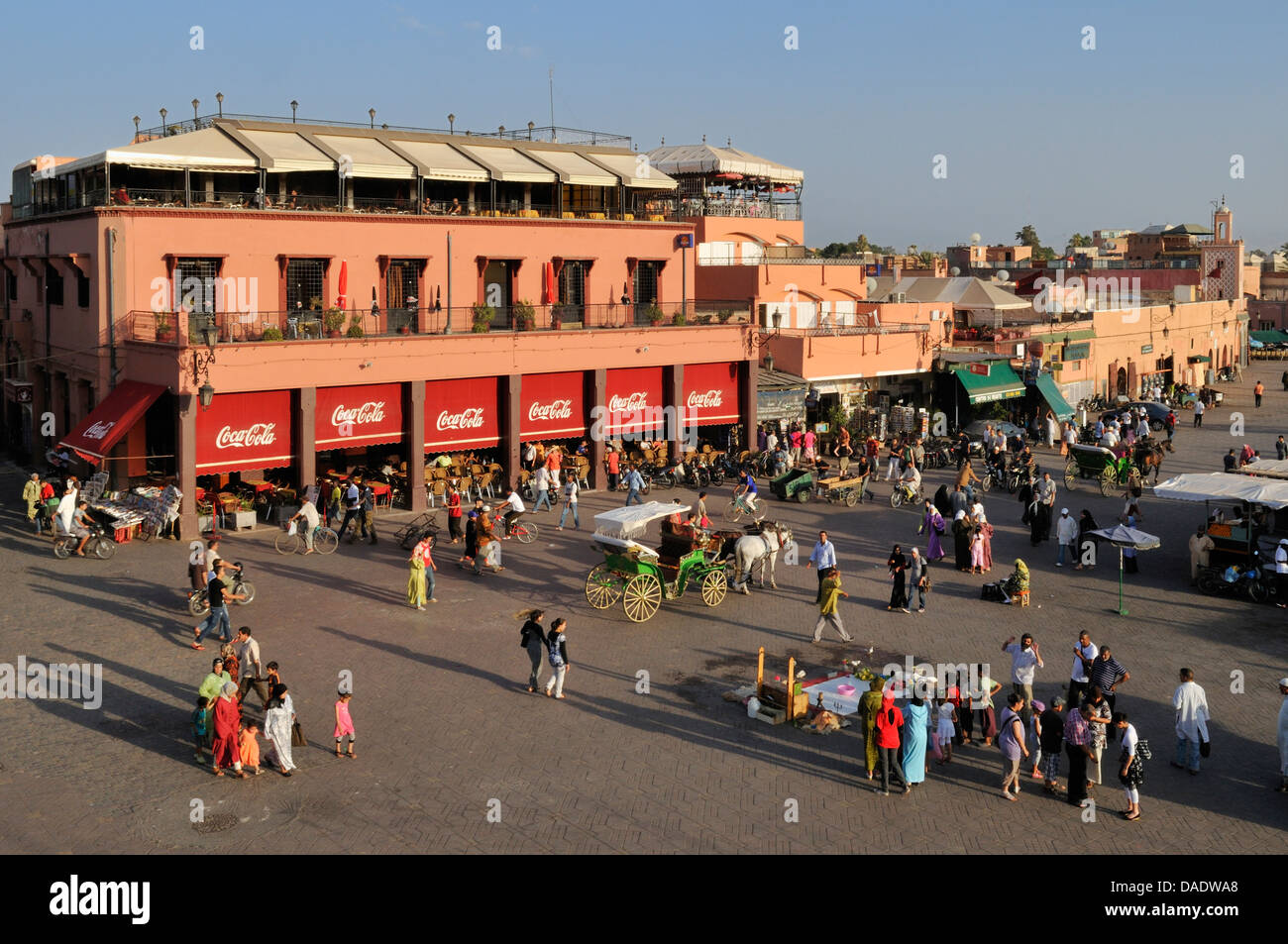 Morroco, People at Jemaa el Fnaa Stock Photo - Alamy