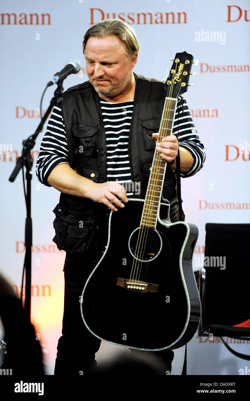 Actor Axel Prahl stands on stage in Berlin, Germany, 04 November 2011 ...