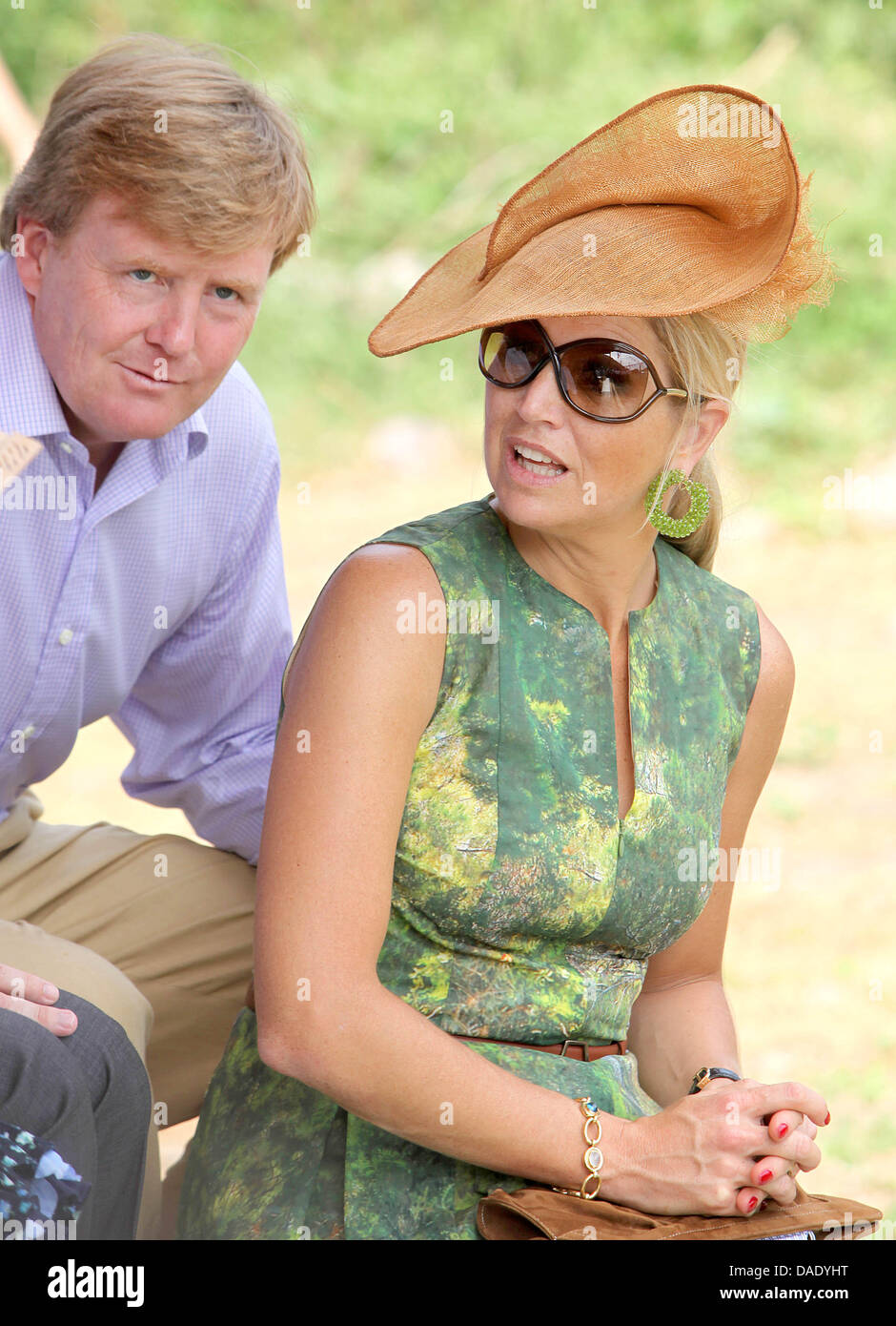 Dutch Crown Prince Willem-Alexander and Princess Maxima seen in Saba ...