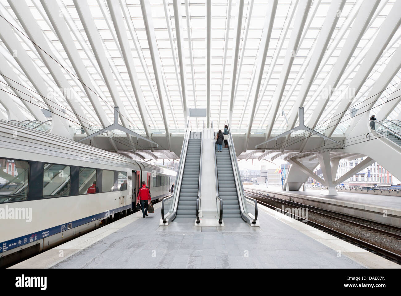 Belgium, Liege, Central train station Stock Photo - Alamy