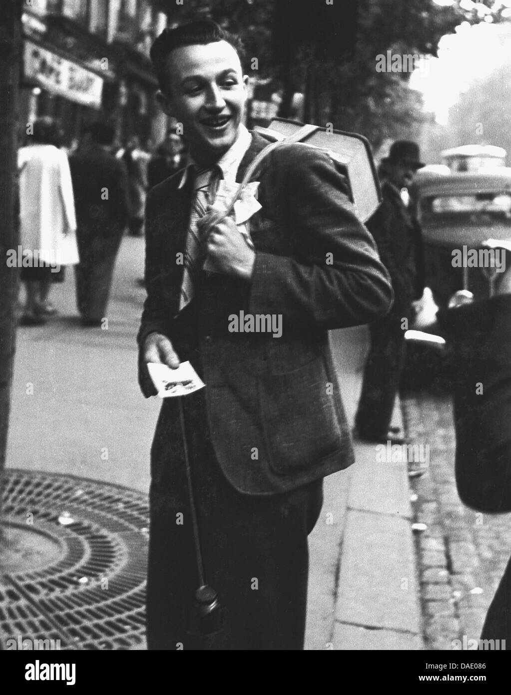 A student in Paris in 1935. Image by photographer Fred Stein (1909-1967 ...