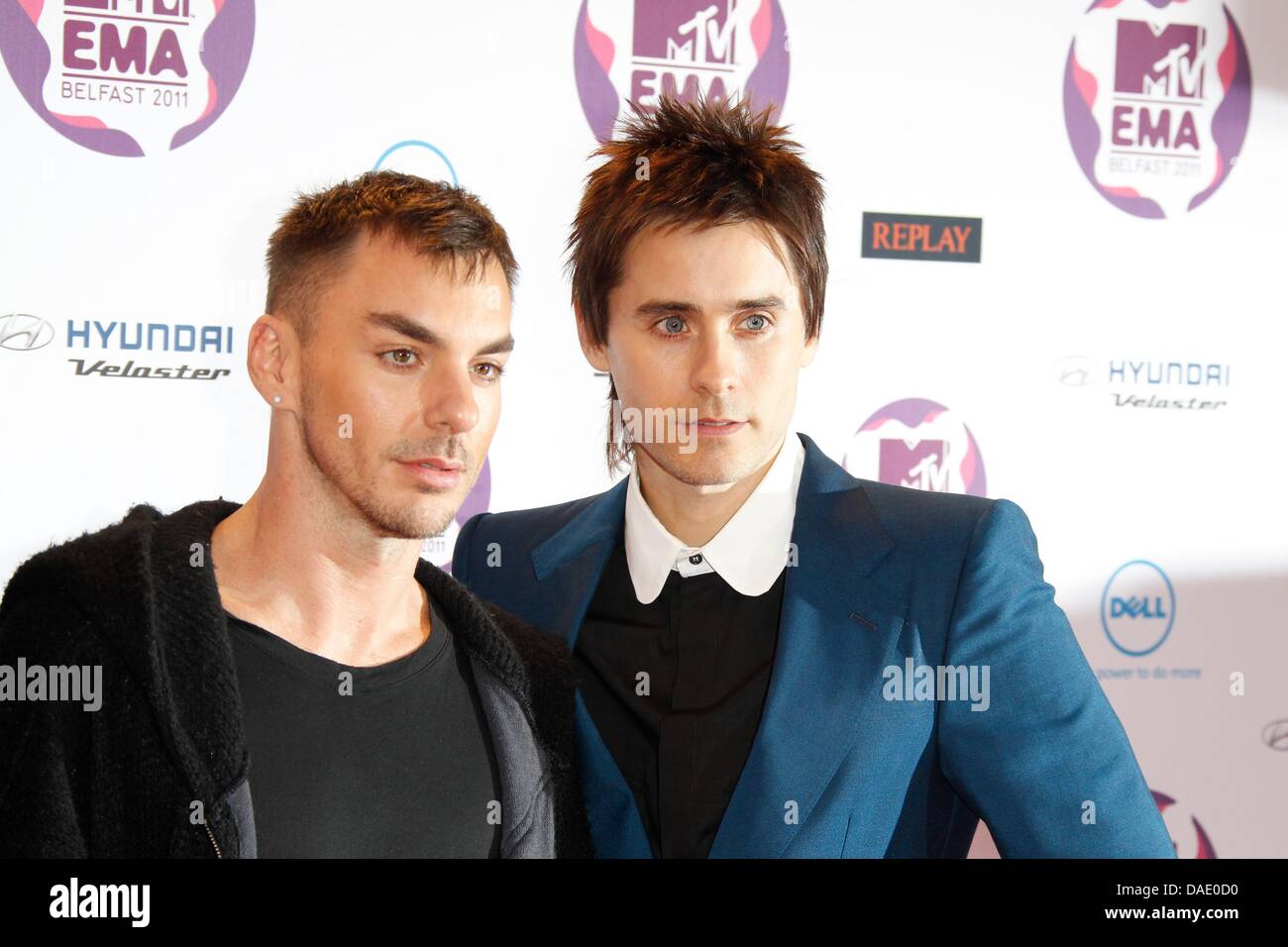 Musicians / brothers Shannon Leto (l) and Jared Leto of "30 Seconds To ...