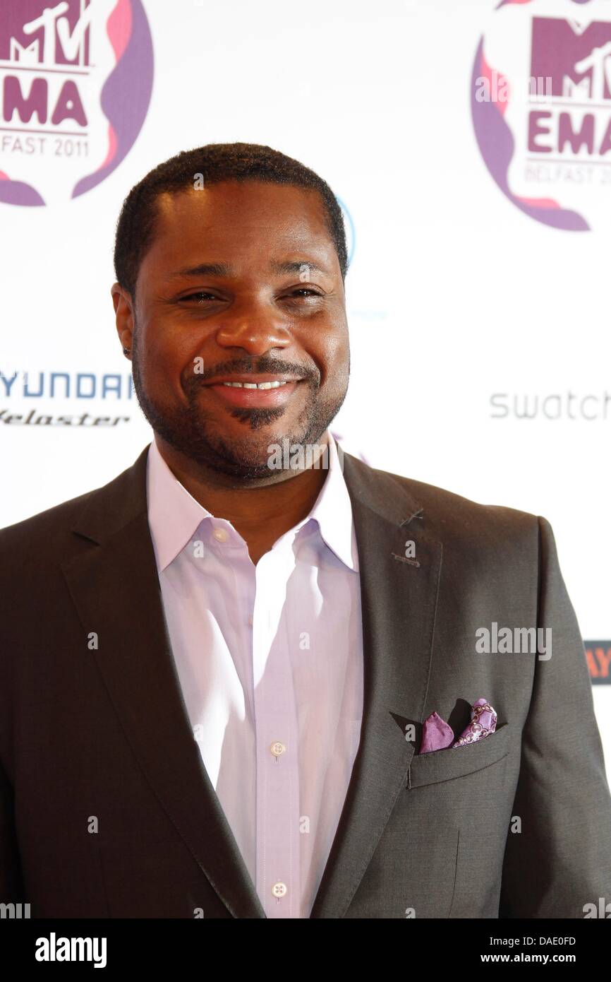 Actor Malcolm-Jamal Warner poses on the red carpet of the 2011 MTV ...