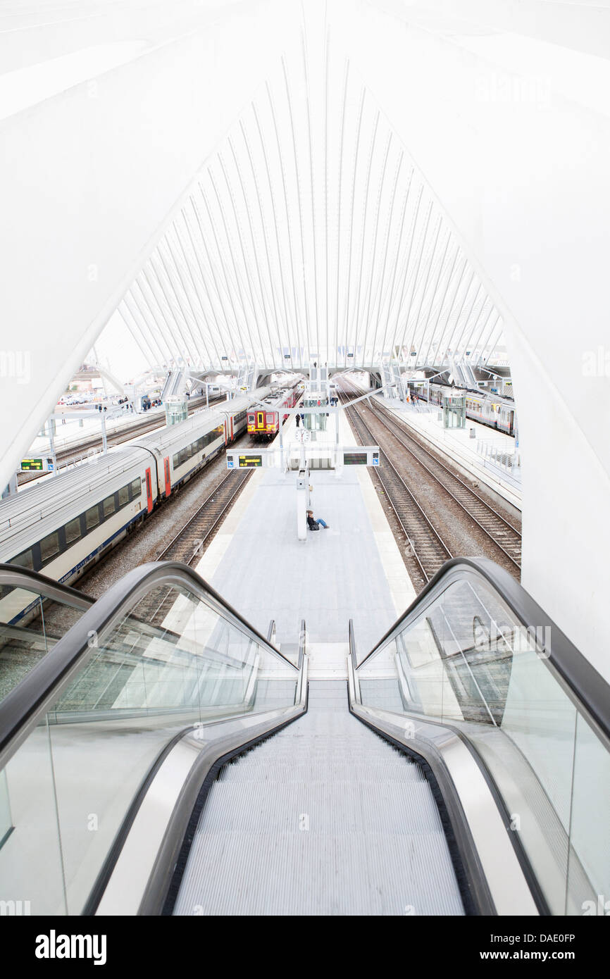 Belgium, Liege, Central train station Stock Photo - Alamy
