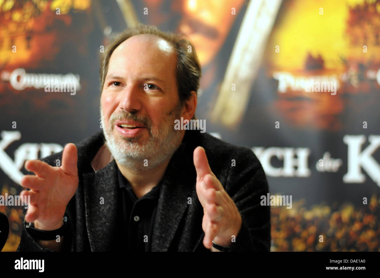 German movie composer Hans Zimmer speaks during an interview on the ...