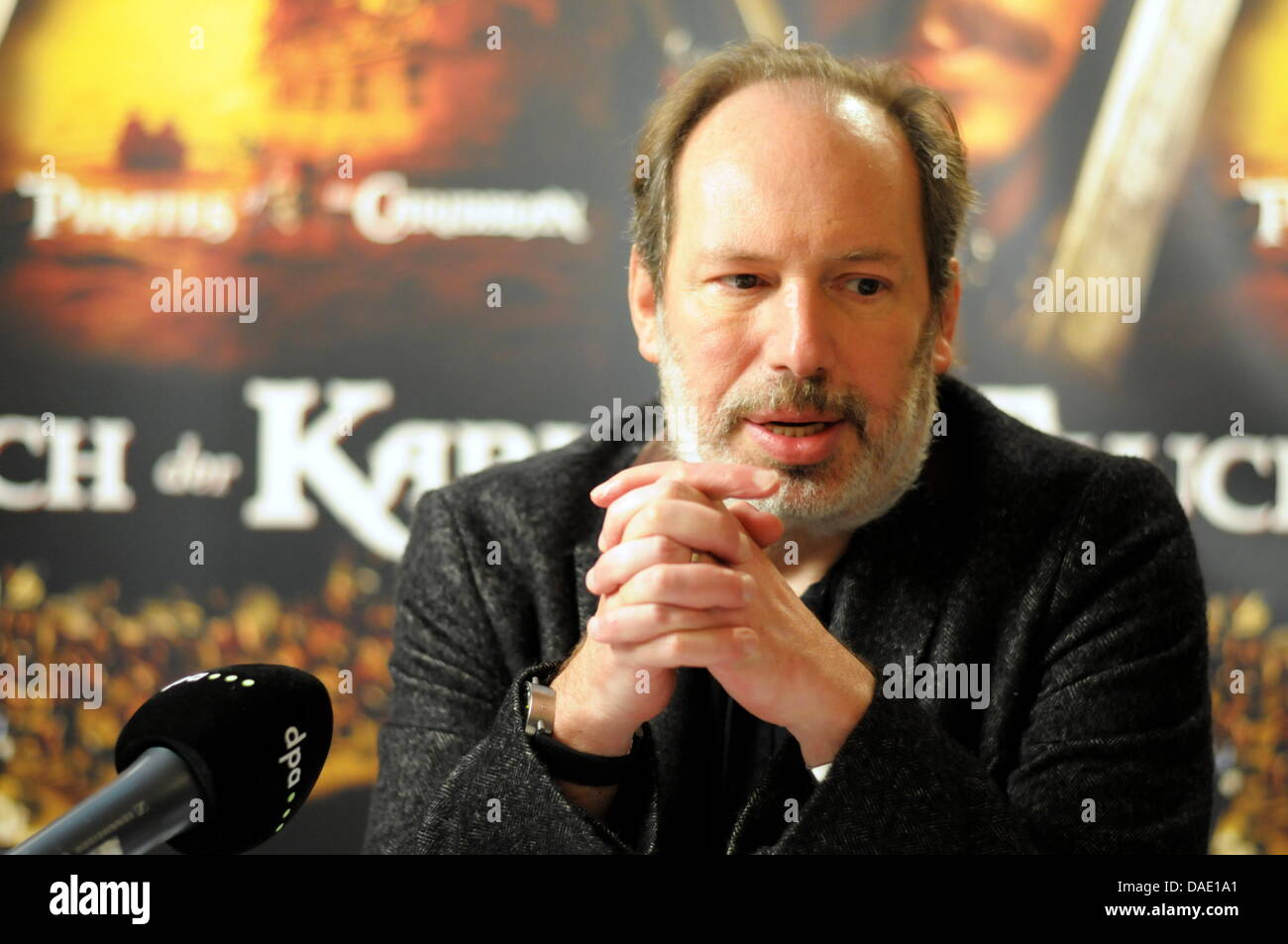 German movie composer Hans Zimmer speaks during an interview on the ...