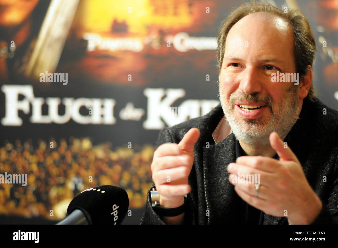 German movie composer Hans Zimmer speaks during an interview on the ...
