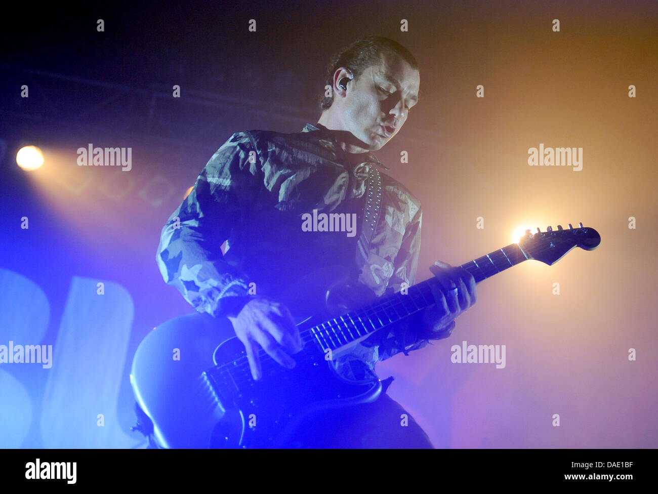 The singer of the English band Bush Gavin Rossdale performs on stage at ...