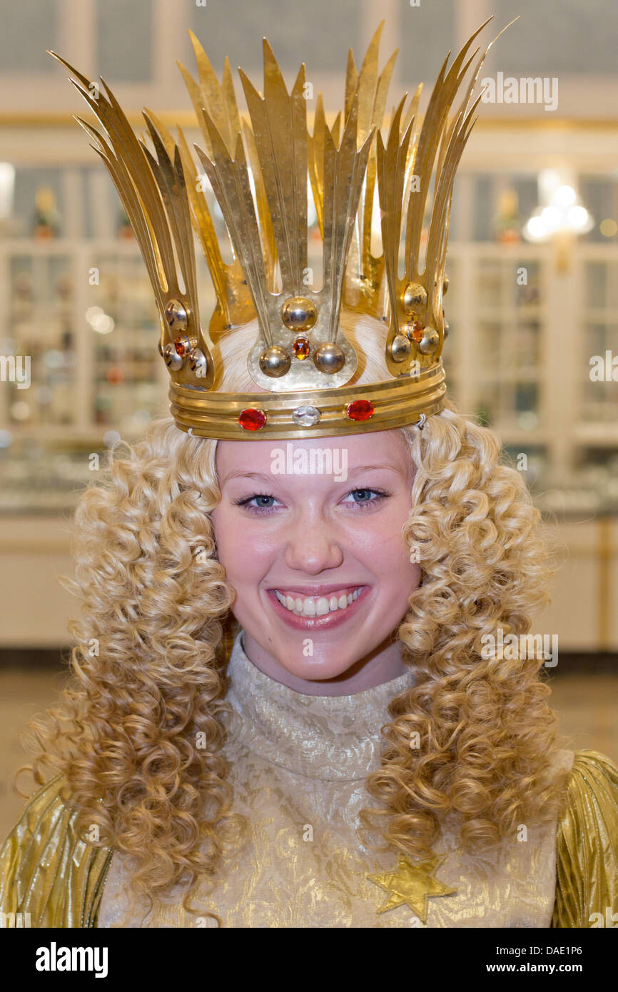 The new Nuremberg Christ Child, Franziska Handke, poses in her official ...