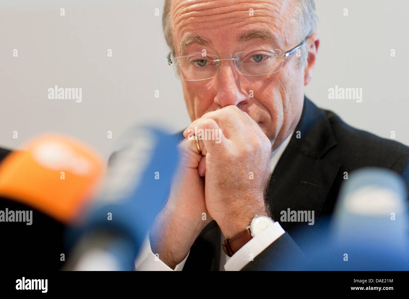 Architect Paul Boehm takes part in a press conference at the House of ...