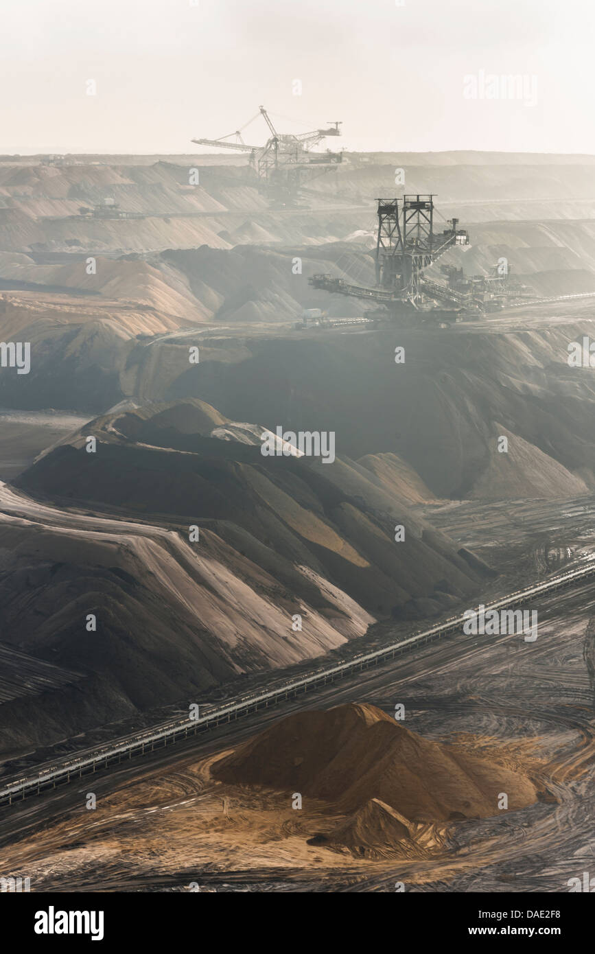 Germany, View of brown charcoal mining at Garzweiler Stock Photo - Alamy