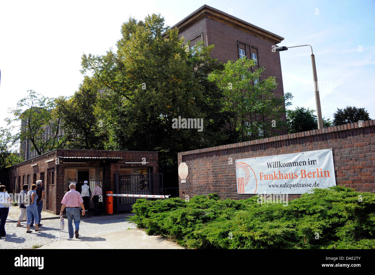 The former GDR Funkhaus (Broadcasting Studio) is located at ...