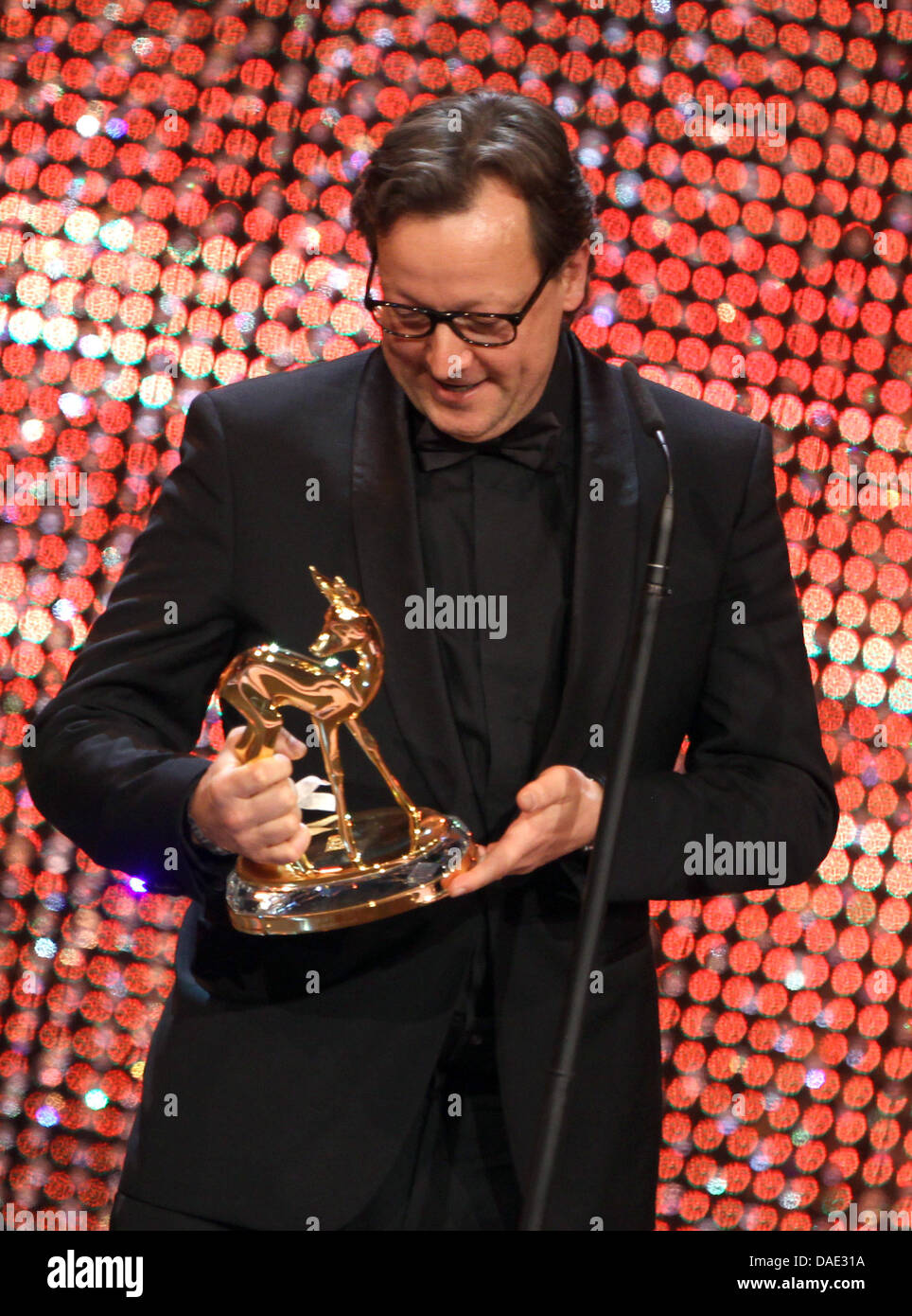 German actor Matthias Brandt receives the Bambi award during the ...