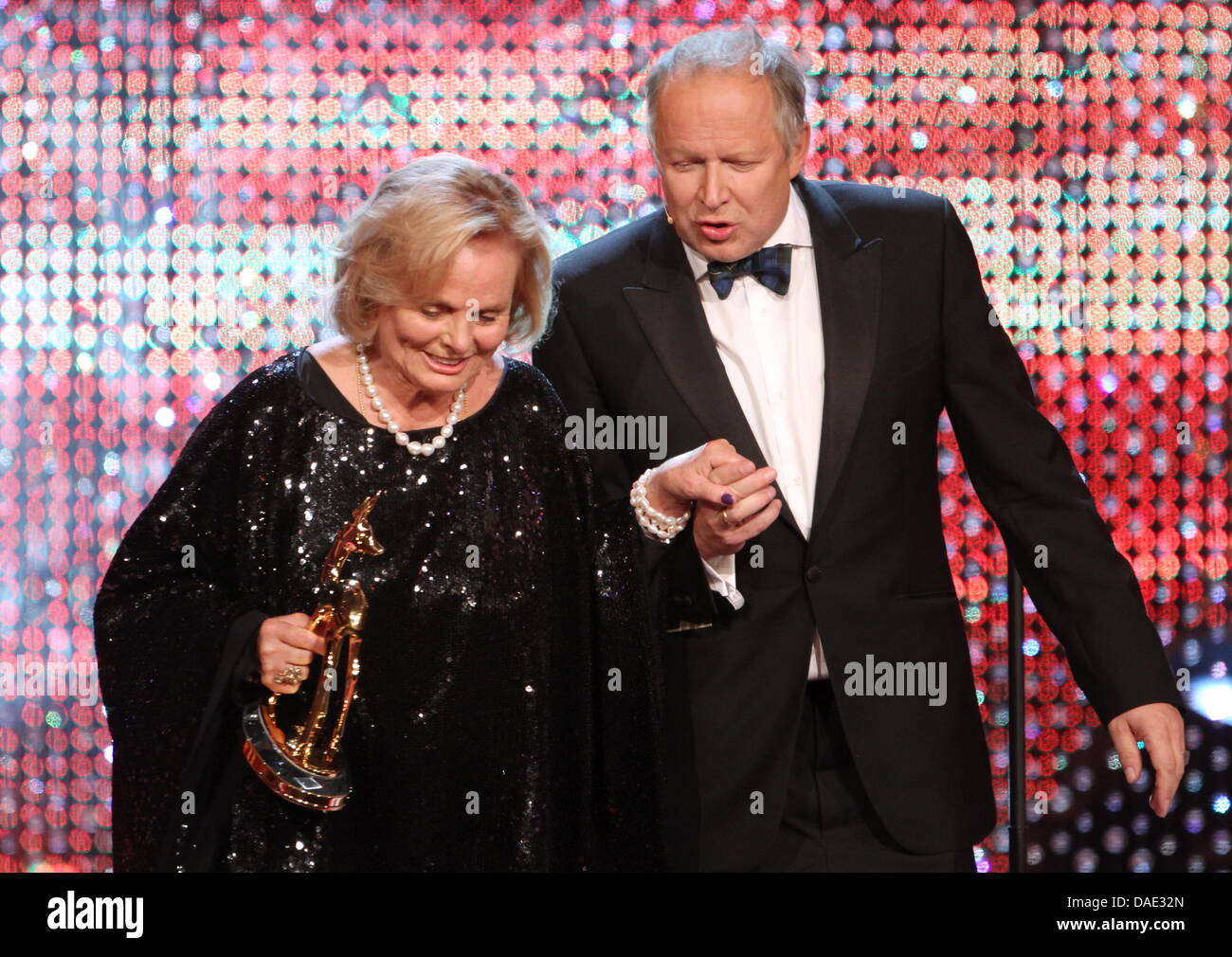 German actor Axel Milberg hands over the lifetime achievement Bambi ...