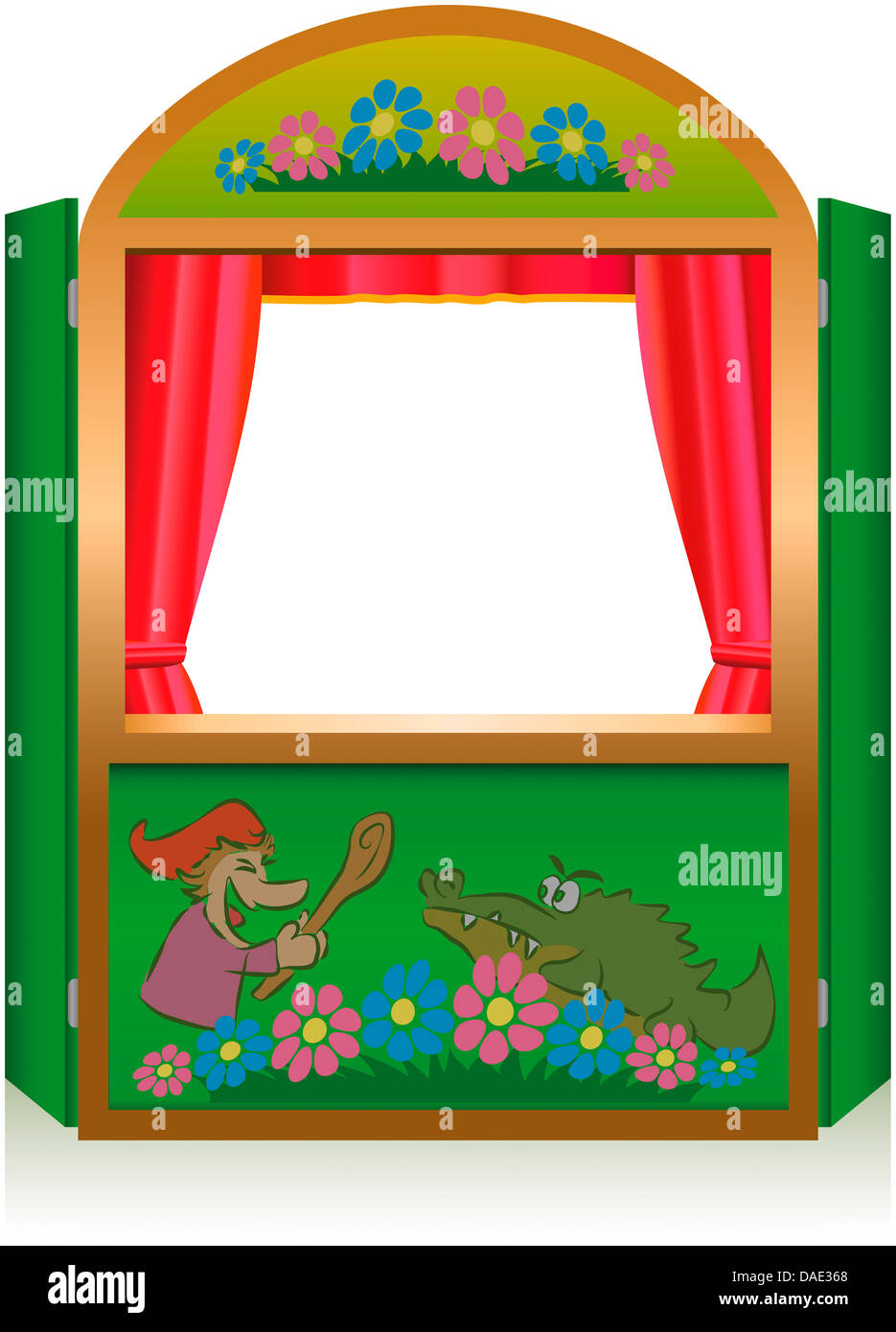 Punch And Judy Booth Stock Photo - Alamy