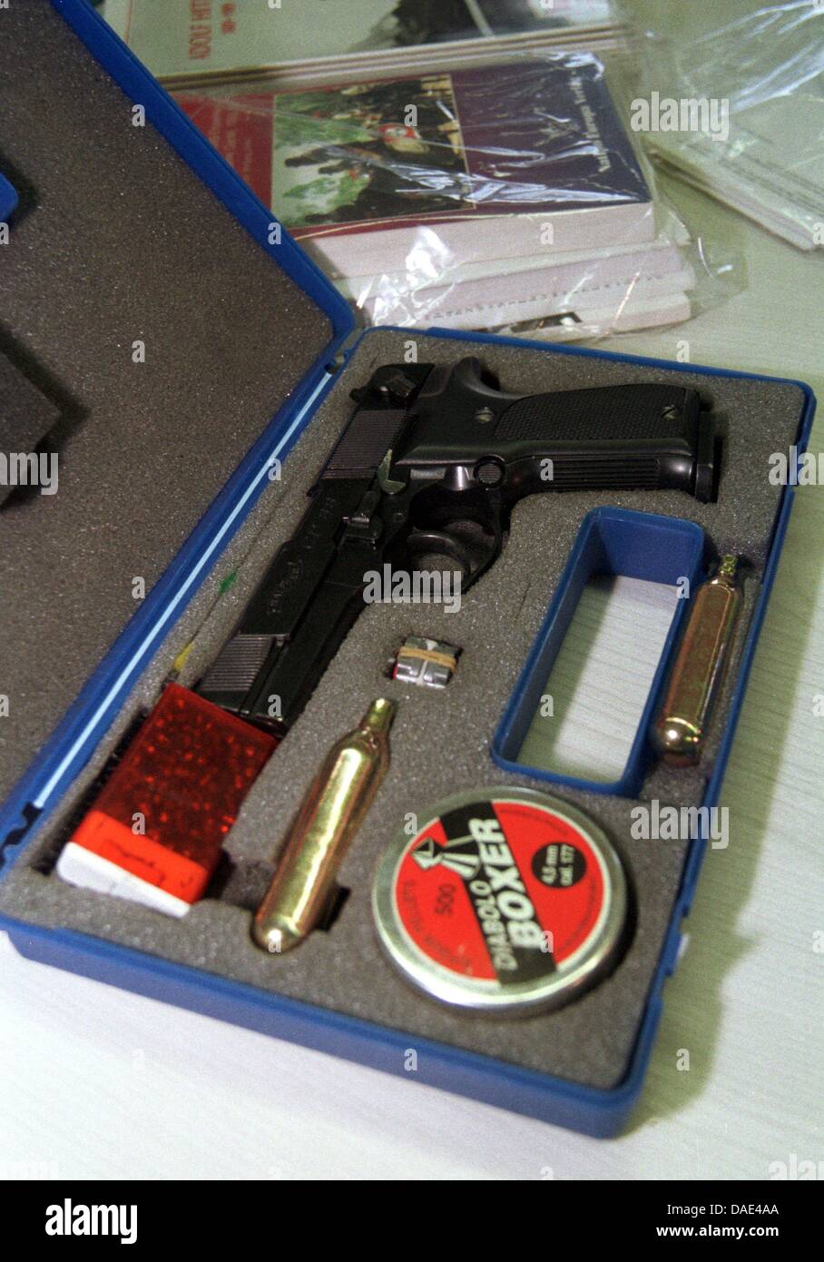 FILE - An archive picture dated 12 February 1998 shows a gun which is ...