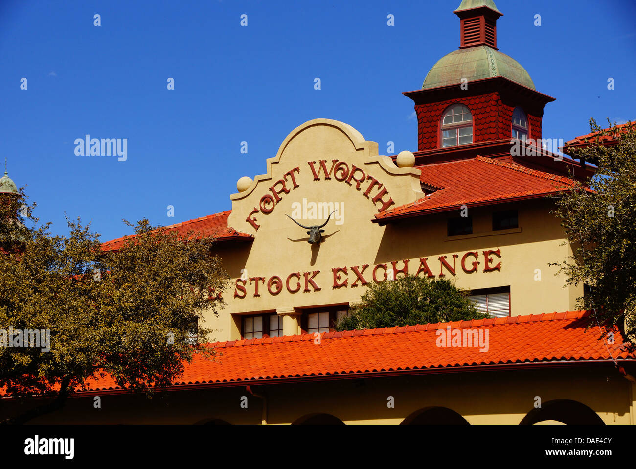 Live stock exchange building in Fort Worth Texas Stock Photo - Alamy
