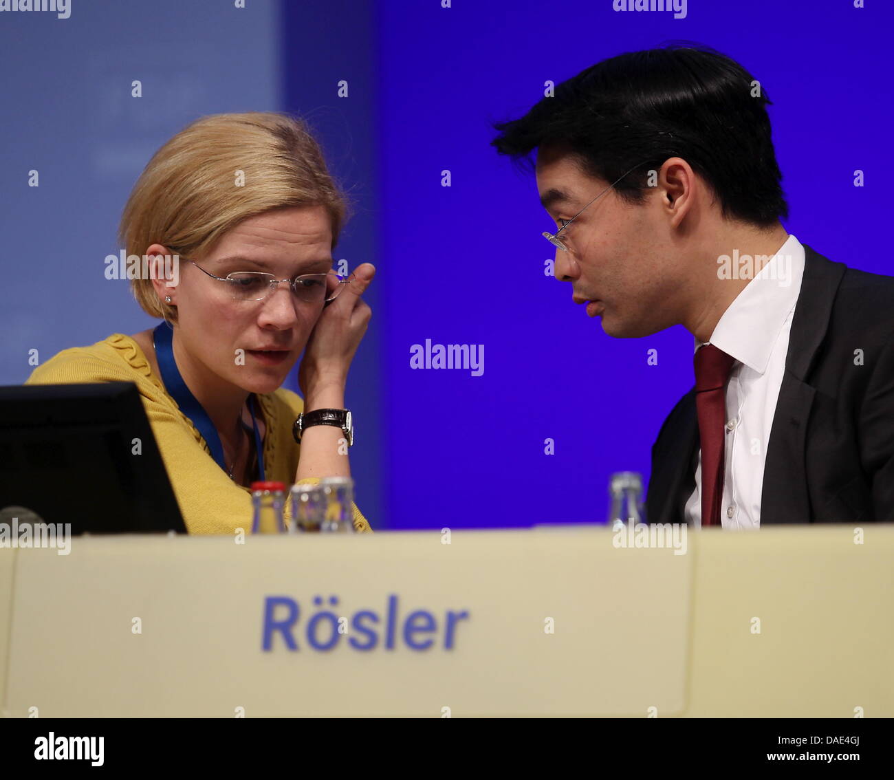 Philipp roesler wife wiebke roesler hi-res stock photography and images ...